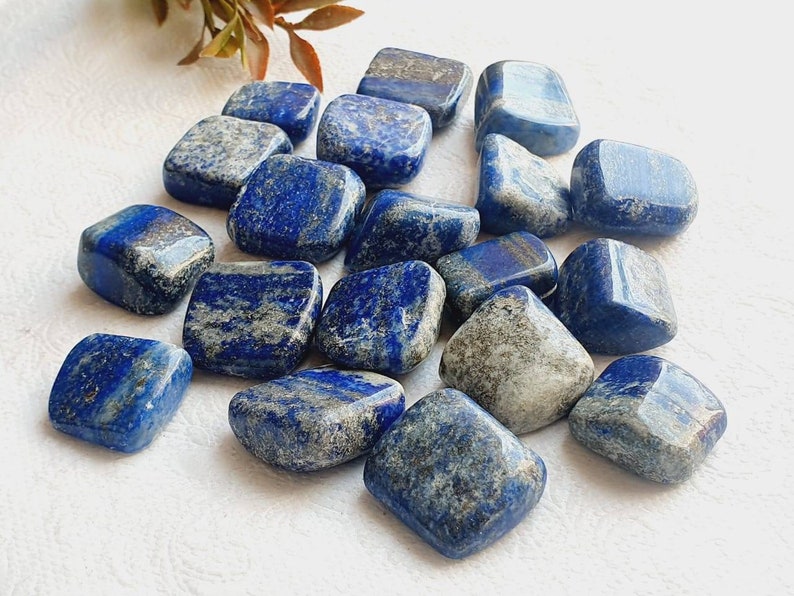 Craft Supplies & Tools Gemstones Royal blue stone Natural Lapis stone ...