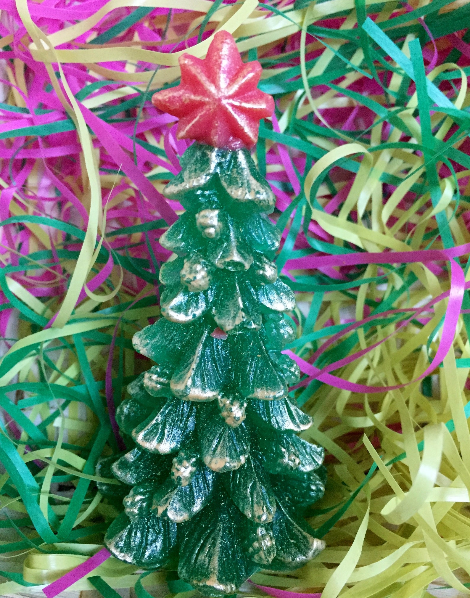 NEW Hand made soap Christmas Tree with pine tree scent | Etsy