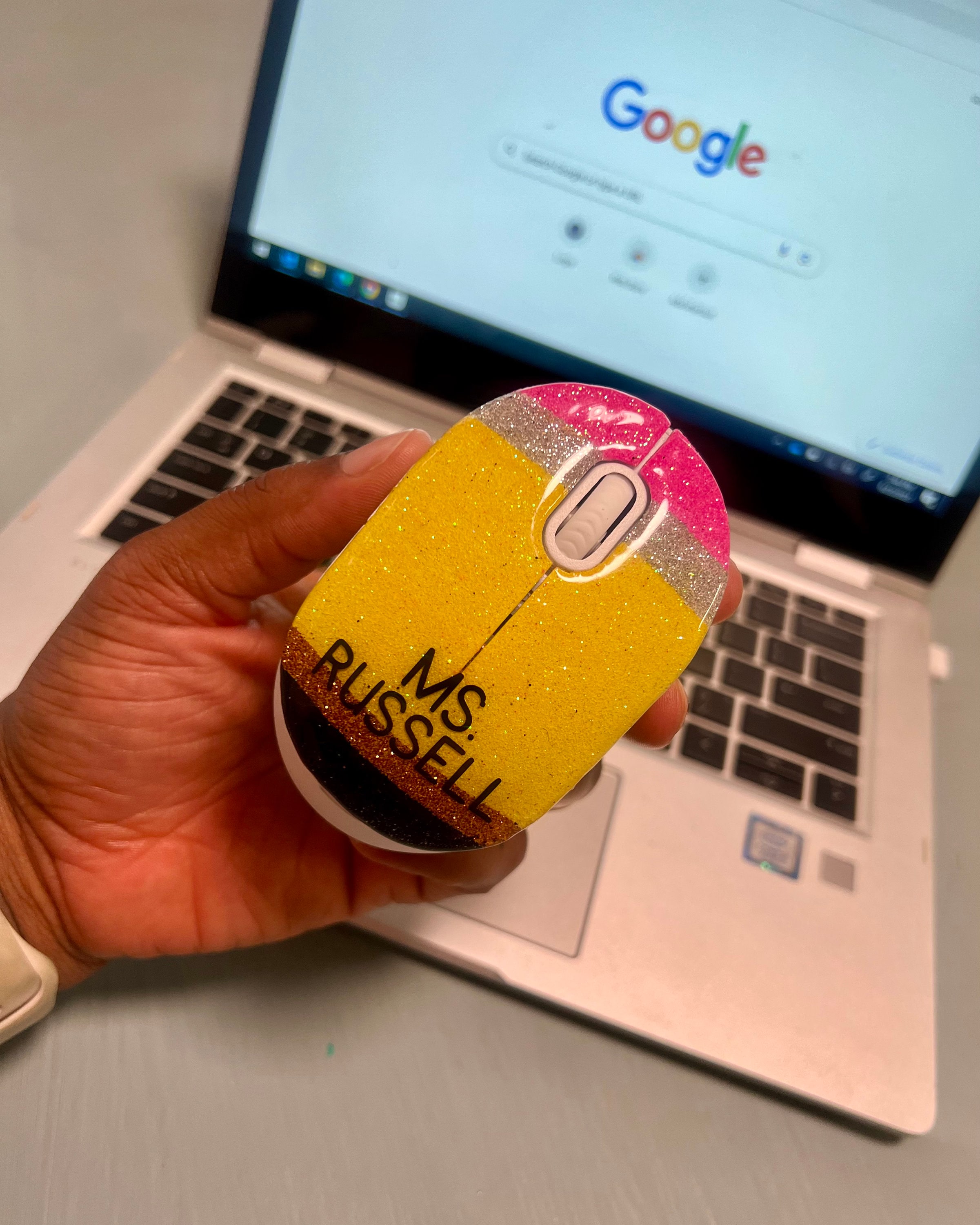 Glitter Wireless Mouse - Etsy