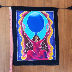 Batik Goddess Flags Set by Lotus Tribe 7 Piece Flag Set Handmade With ...