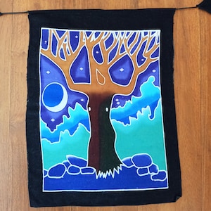 Batik Goddess Flags Set by Lotus Tribe 7 Piece Flag Set Handmade With ...