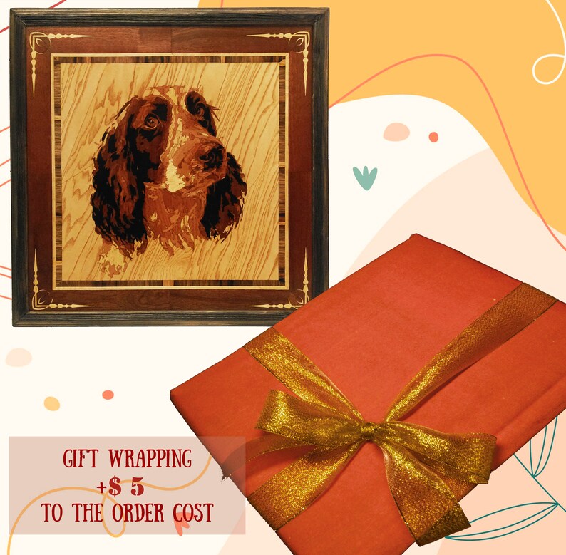 Wood Mosaic 22x21 Inlay FRAMED Teddy Cat Portrait Panel Ready to Hang ...