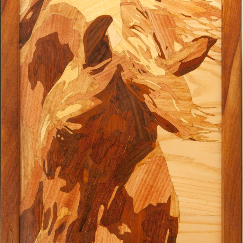 Inlaid Wood Wall Art - Etsy