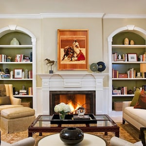 Wood Mosaic 28x21 Inlay FRAMED Bullfighting Picture Corrida Matador ...