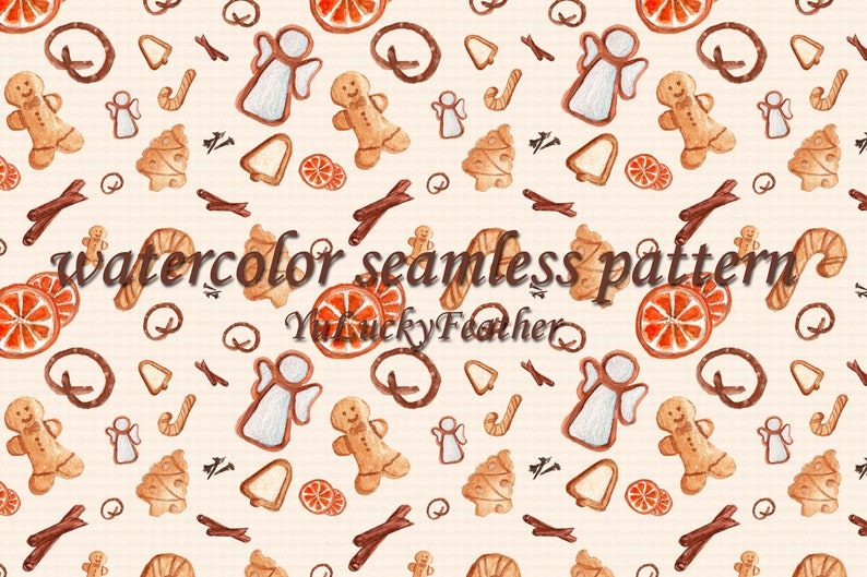 Christmas Cookies Watercolor Clipart 300 Dpi 1 Biscuits - Etsy