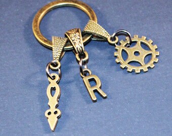 Clock keychain | Etsy