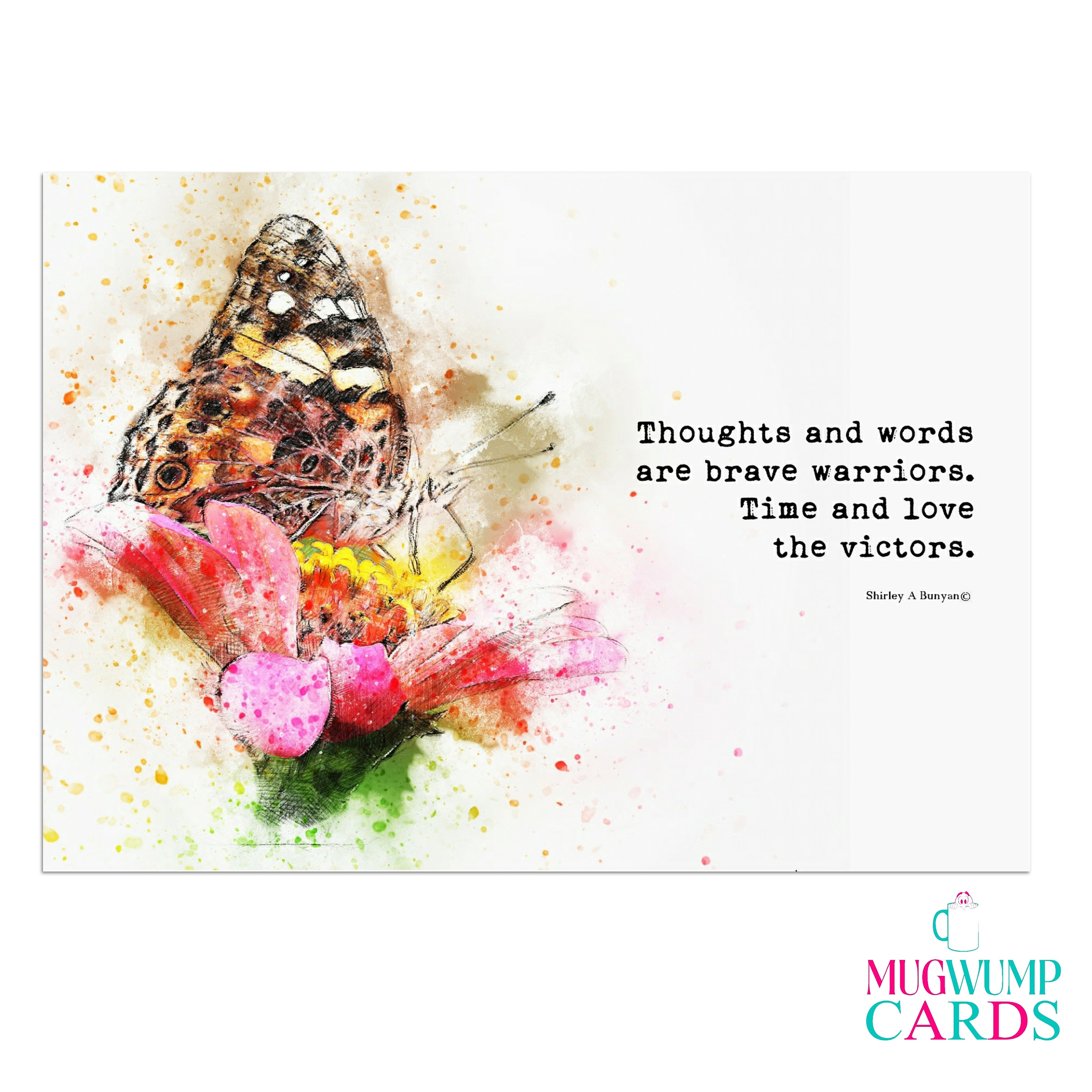 Butterfly Sympathy Card In Memoriam Card Sympathy Card | Etsy