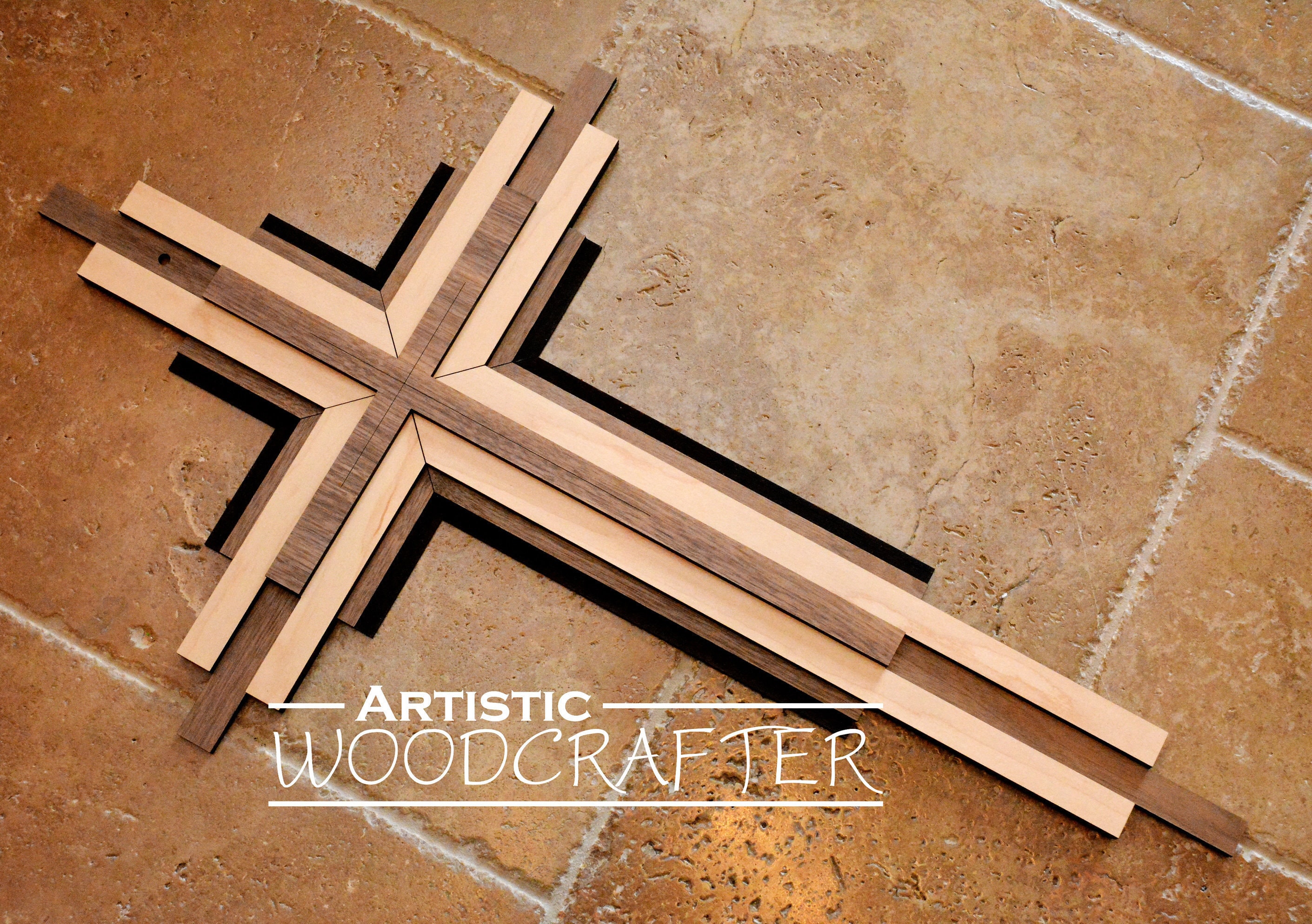 Backlit Outdoor Cross