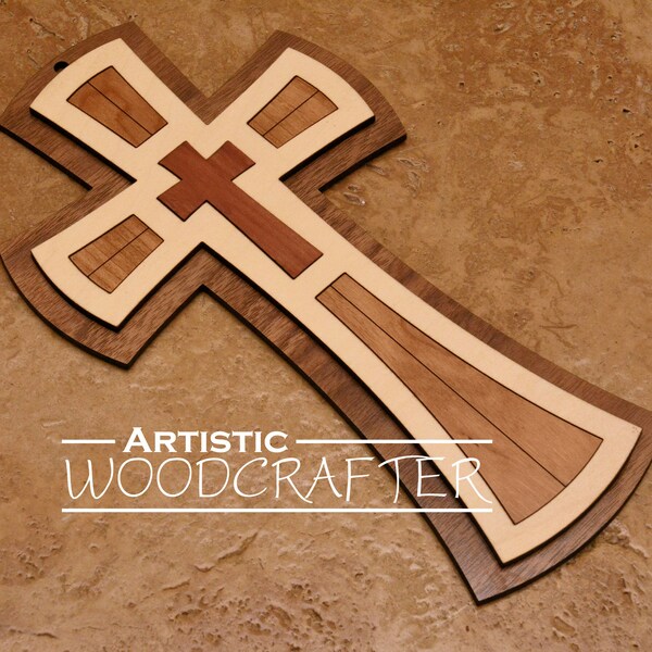 Cedar Wood Cross - Etsy