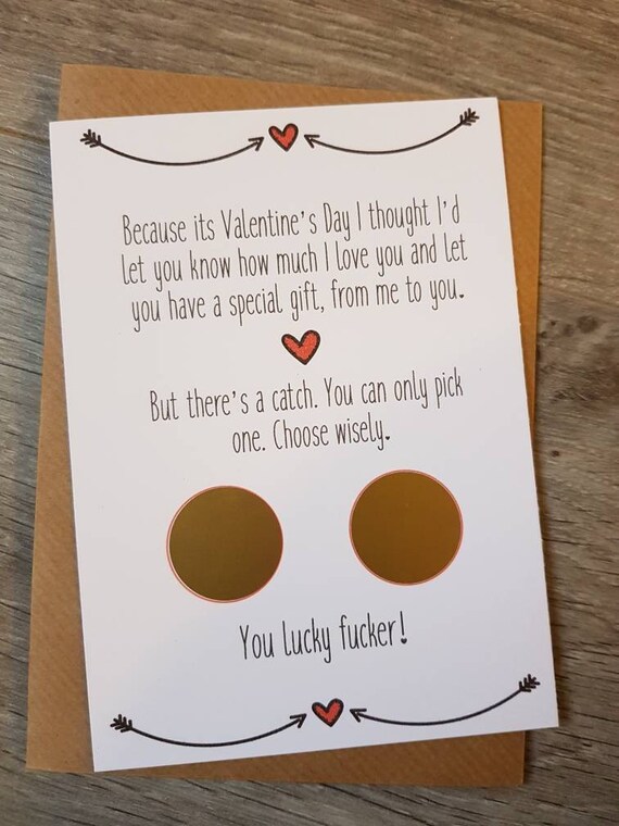 Scratch Off Valentine Card