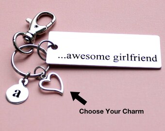 Girlfriend keychain | Etsy