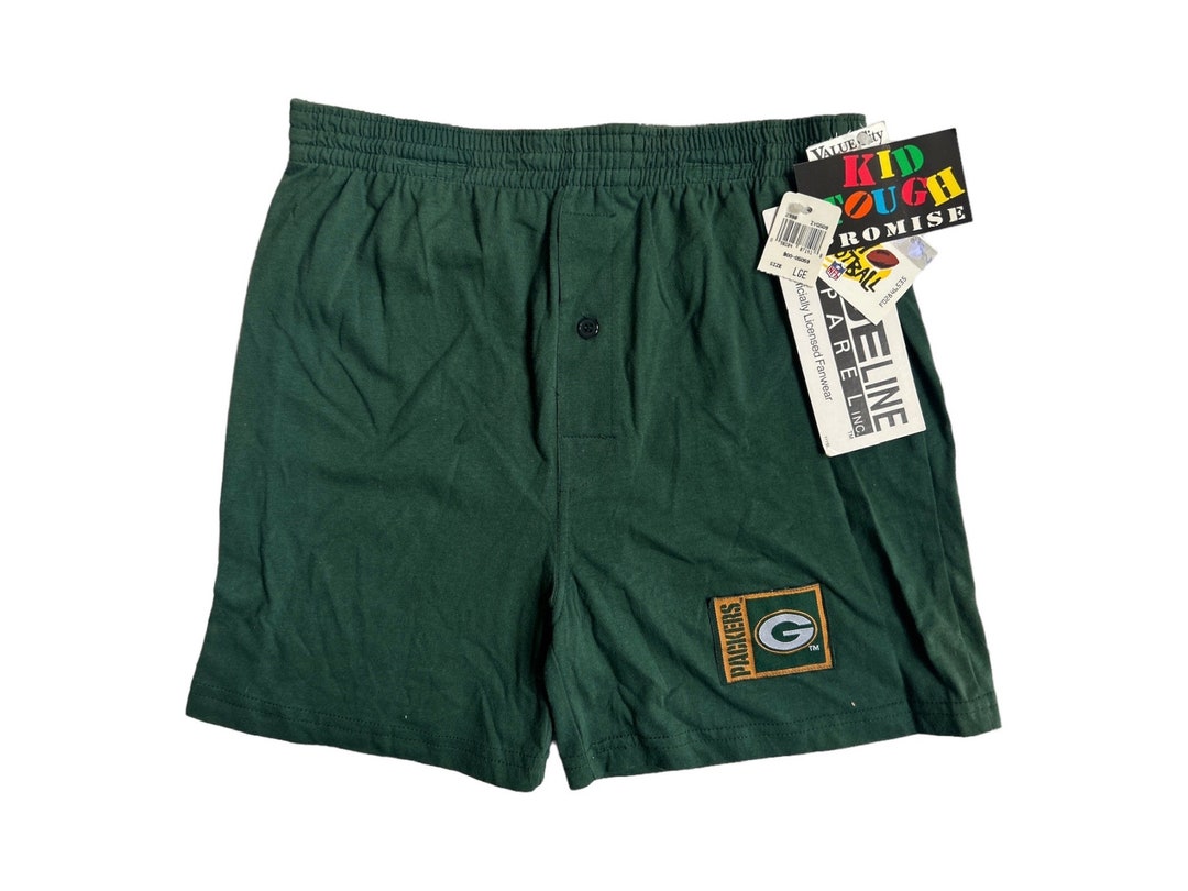 Vintage Green Bay Packers Shorts Youth Size Large Deadstock NWT 90s - Etsy