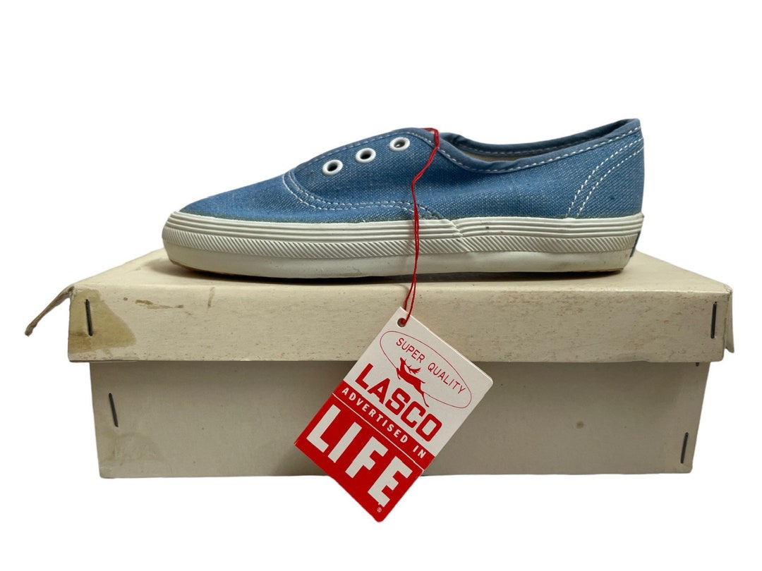 Vintage Lasco Youth Chambray Sneakers Shoe Little Kids Size 9 Deadstock ...