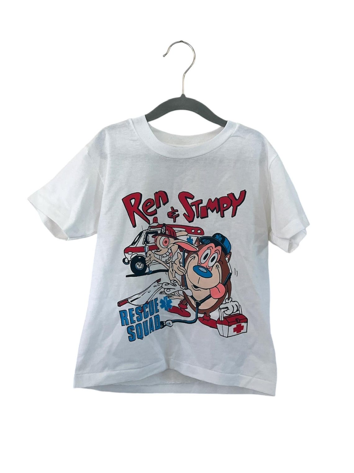 Vintage Nickelodeon Ren & Stimpy T-shirt Youth Size Small Deadstock ...