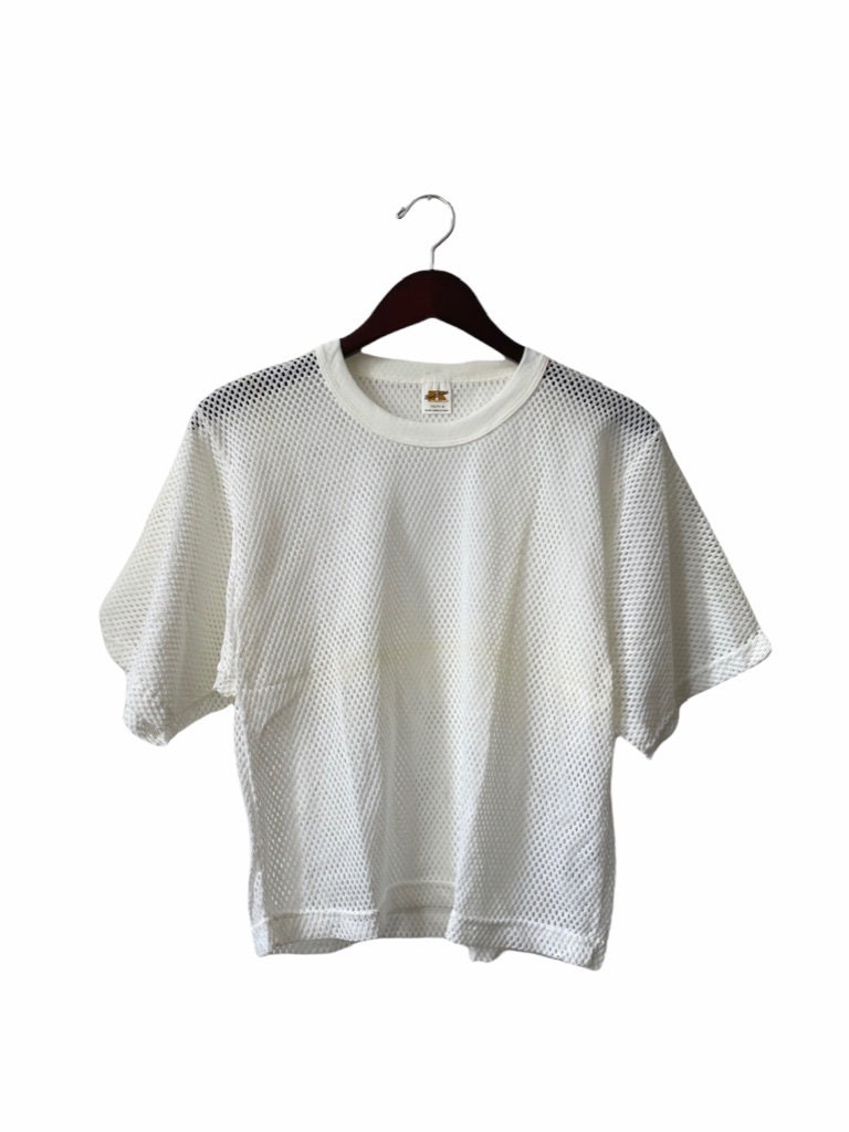 Vintage Russell Athletic Gold Tag Mesh Shimmel Half Top Shirt Youth ...