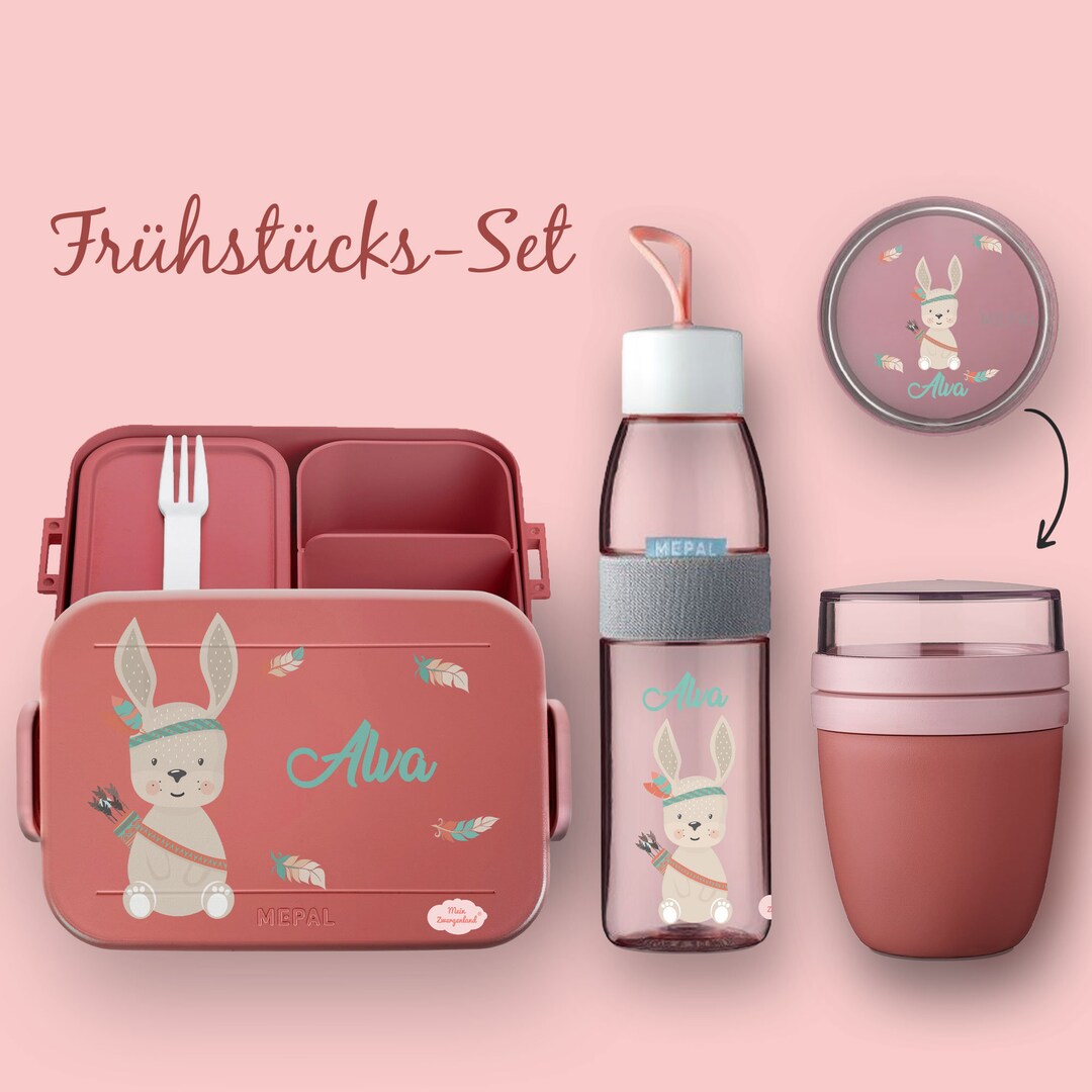 BENTO BOX Lunch Box Take A Break Drinking Bottle Ellipse for Carbonated ...