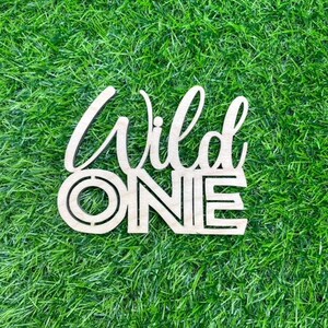 Wild One Sign, Party Backdrop Sign, Boy First Anniversary Banner ...