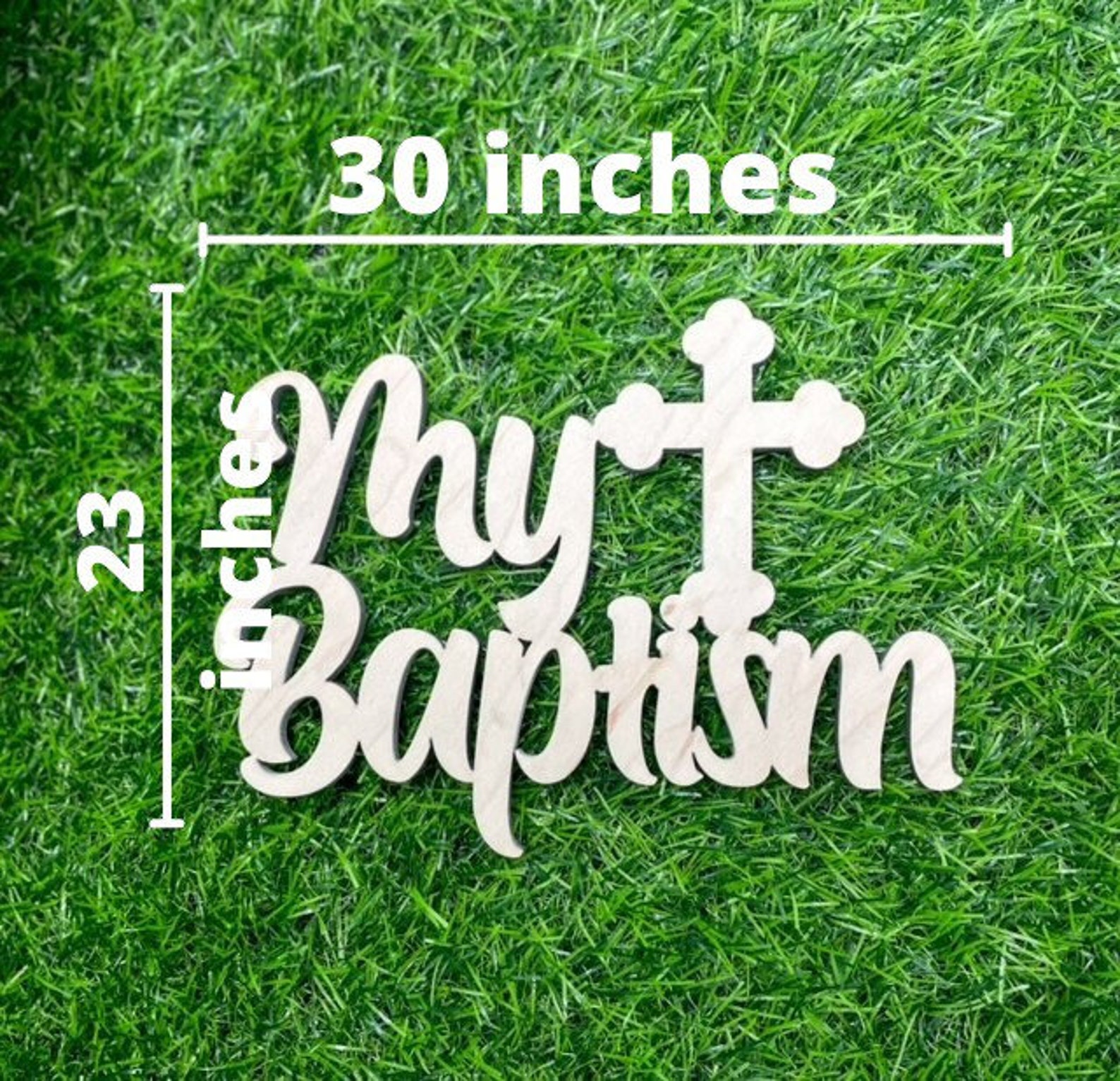 My Baptism Wooden Sign Baptism Backdrop Decoration Baptism - Etsy