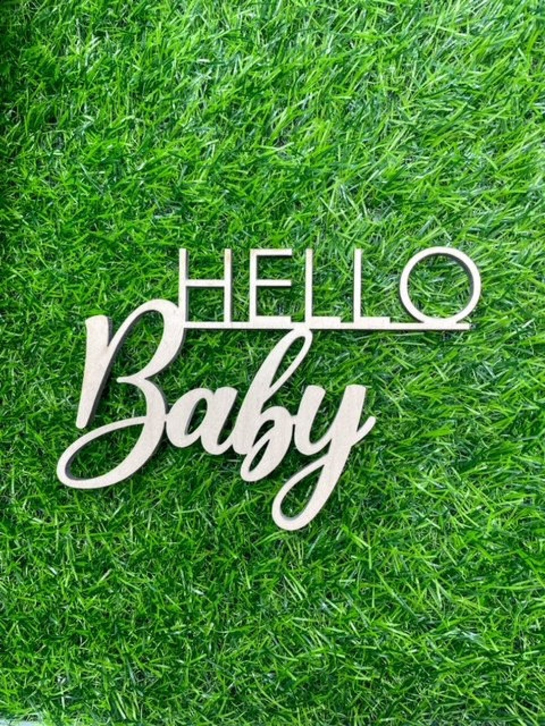 Hello Baby Sign, Baby Shower Decoration, Hello Baby Backdrop Wood Sign ...
