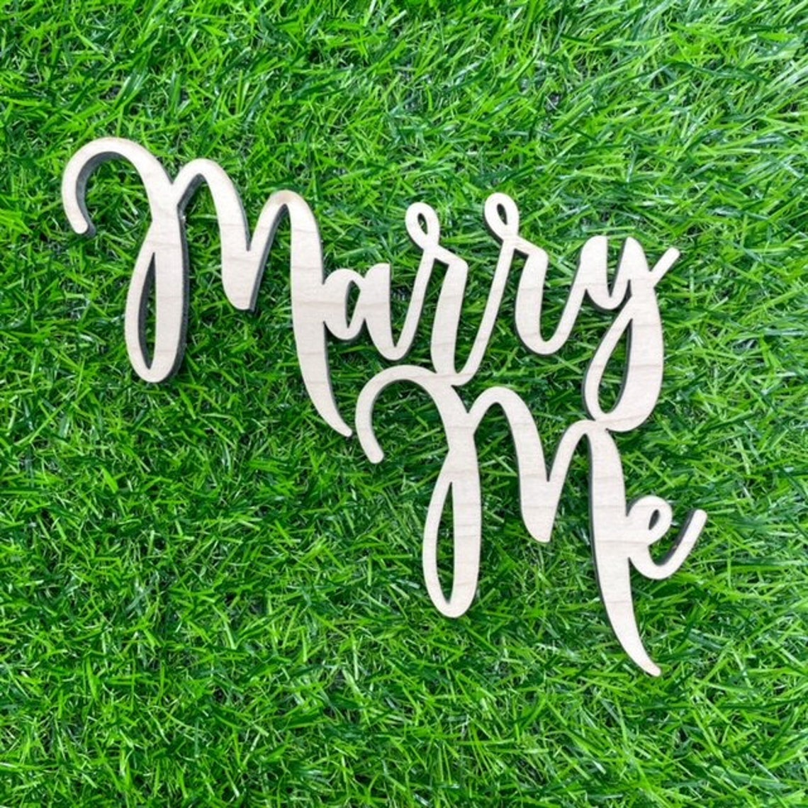 Marry Me Sign, Proposal Wooden Sign, Engagement Backdrop Sign, Wedding ...