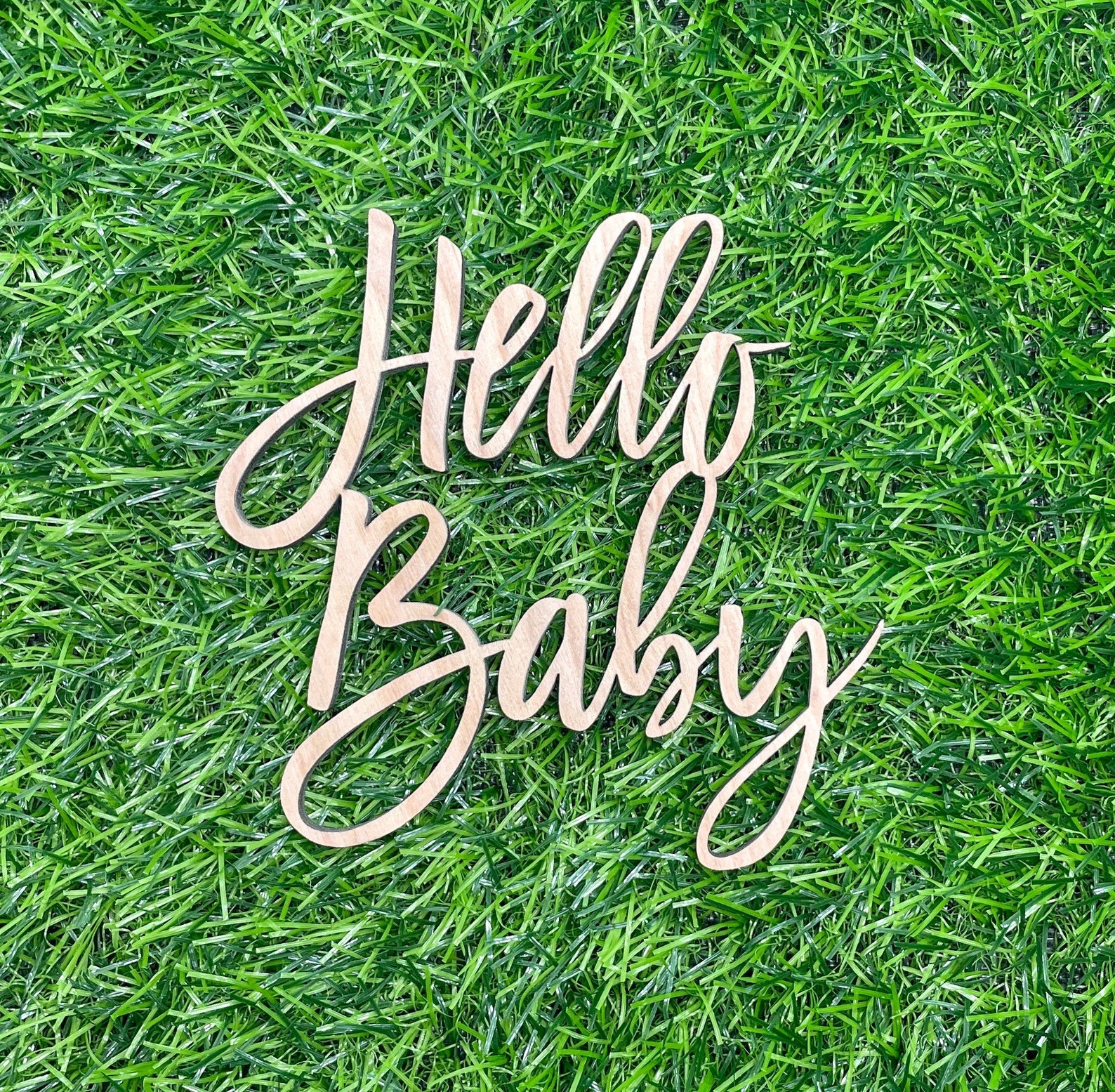 Hello Baby Sign Baby Shower Decoration Hello Baby Backdrop - Etsy
