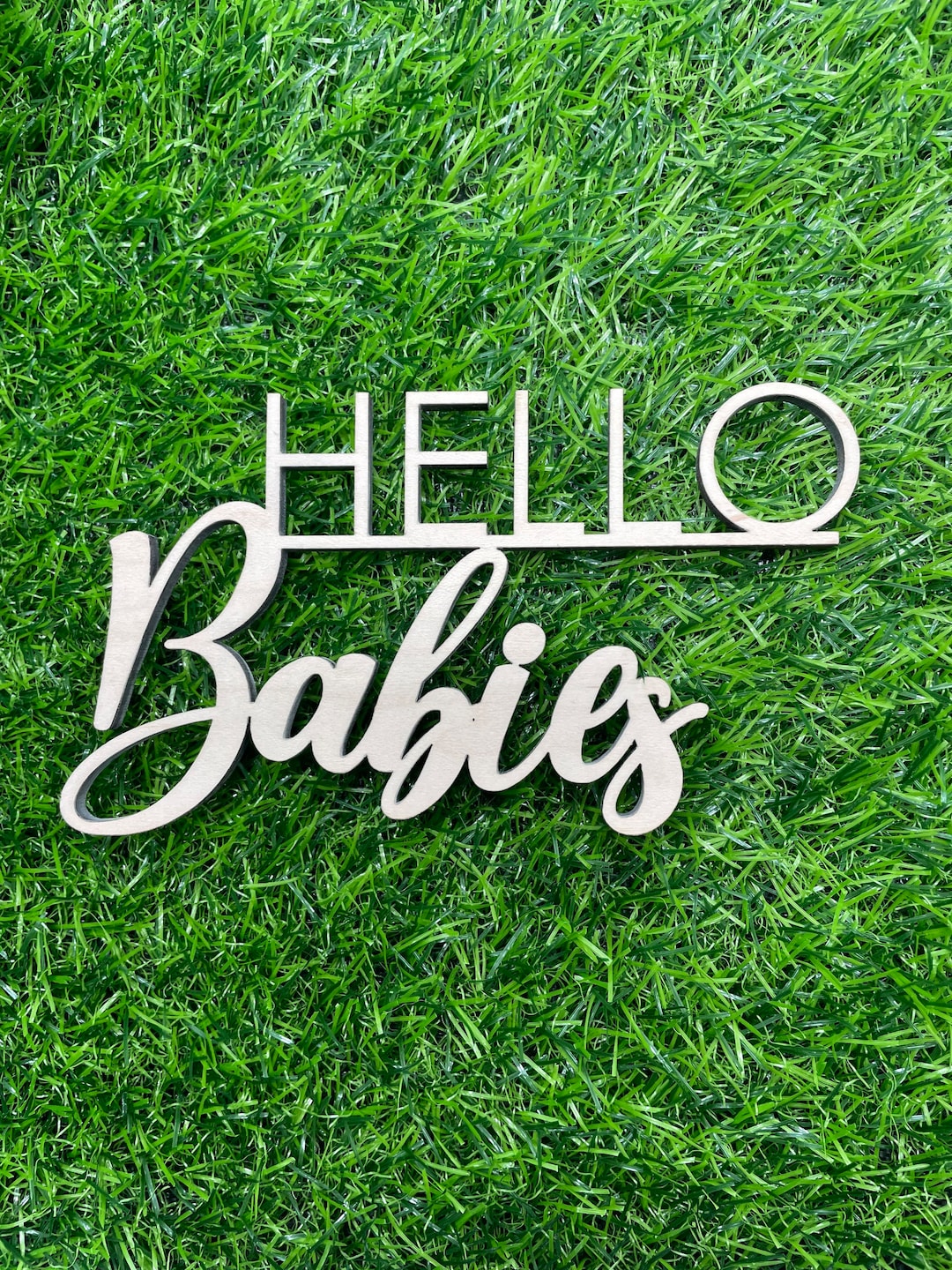 Hello Babies Sign, Twins Baby Shower Decoration, Hello Babies Backdrop ...