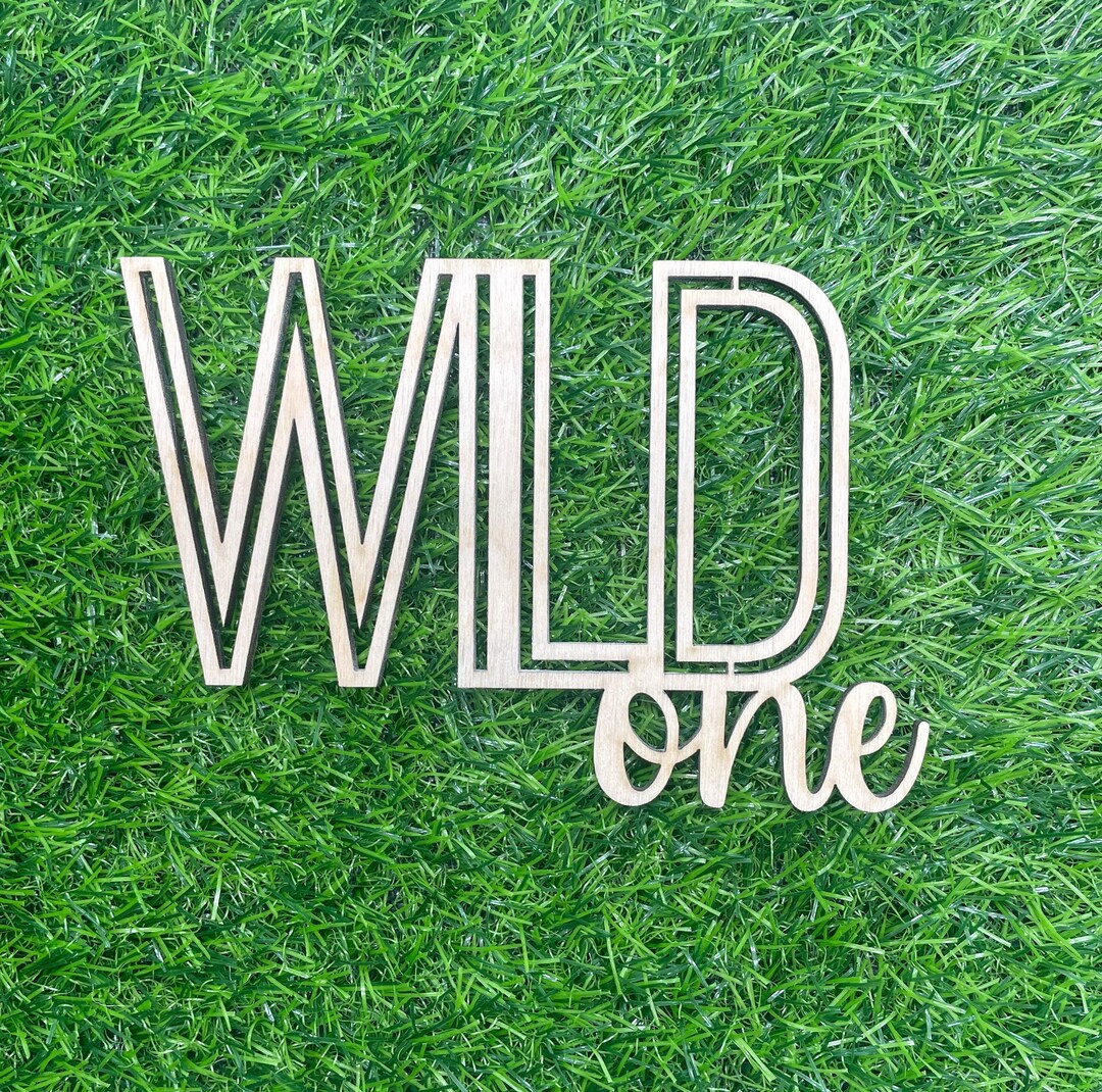 Wild One Sign , Wild One Party Backdrop Sign, Boy First Anniversary ...