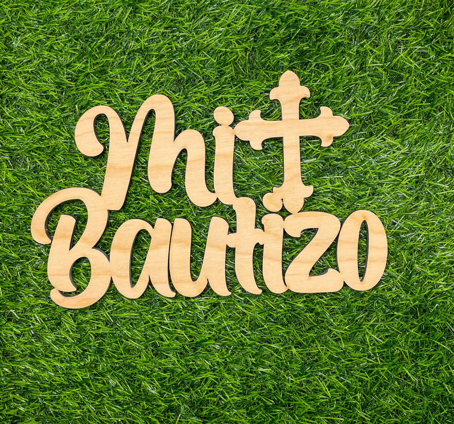 Mi Bautizo Wooden Sign Baptism Backdrop Decoration - Etsy