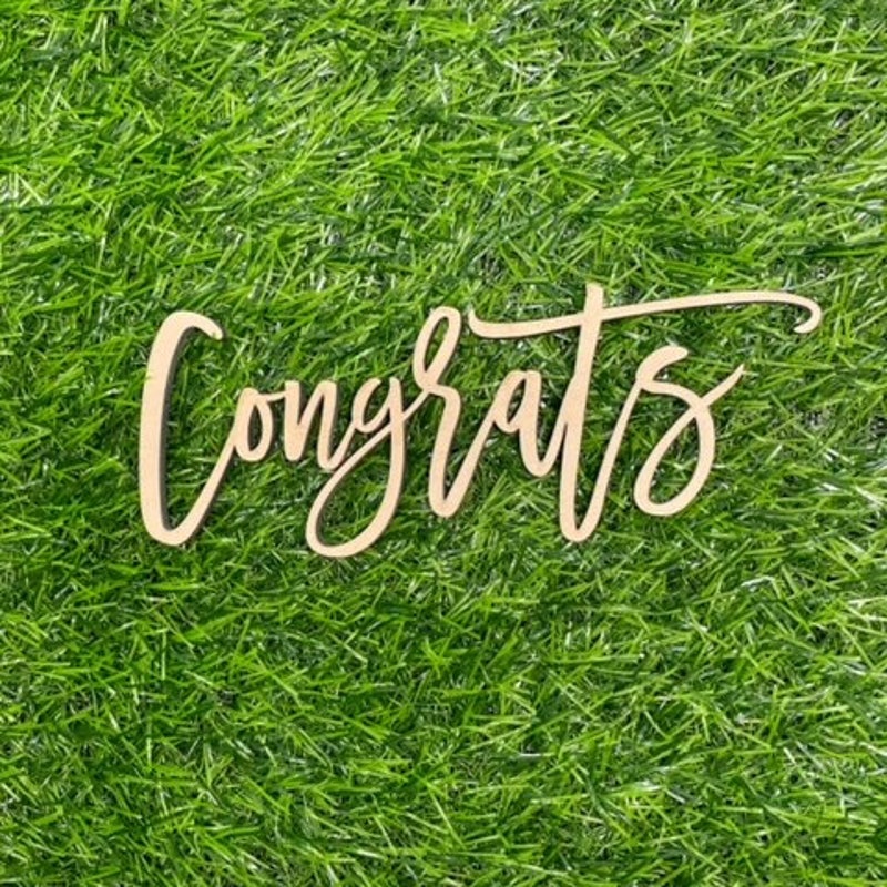 Congrats Sign - Etsy