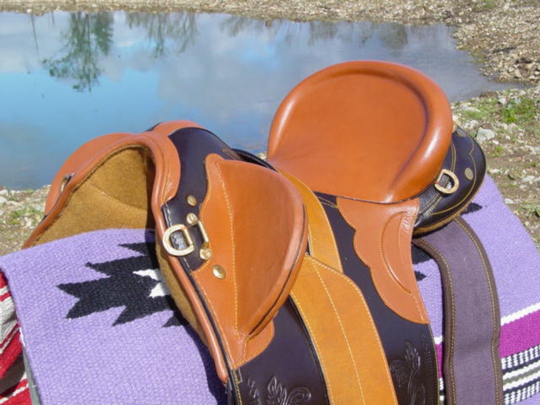 Made to Order Custom 2 Tone, No Horn Australian Aussie Stock Saddle ...