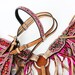 Made to Order Hot Pink Leaf Fringe Headstall Leather Western Horse ...