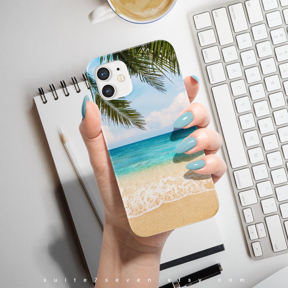 The Beach Iphone 13 Case Tropical Iphone 12 Case Fun in | Etsy