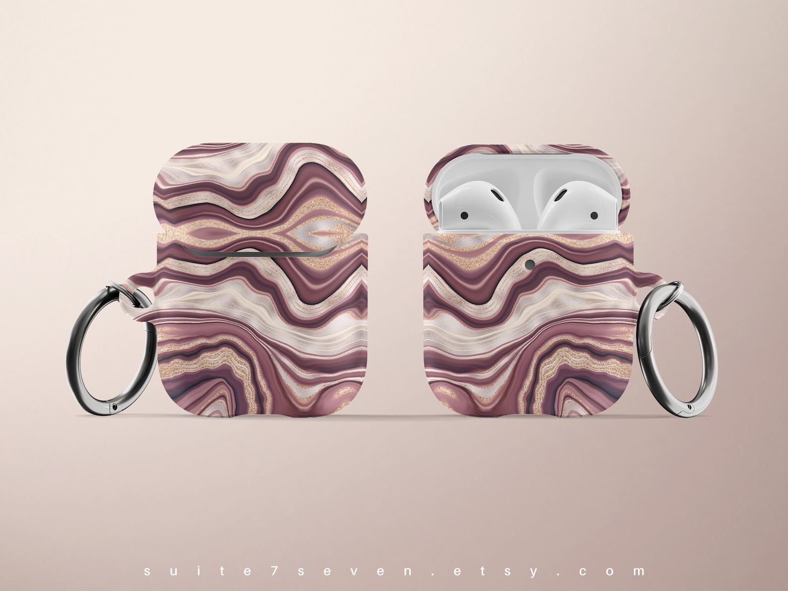Marble AirPod Case AirPod Pro Case Airpods Case Gold Veins Unique Matte ...