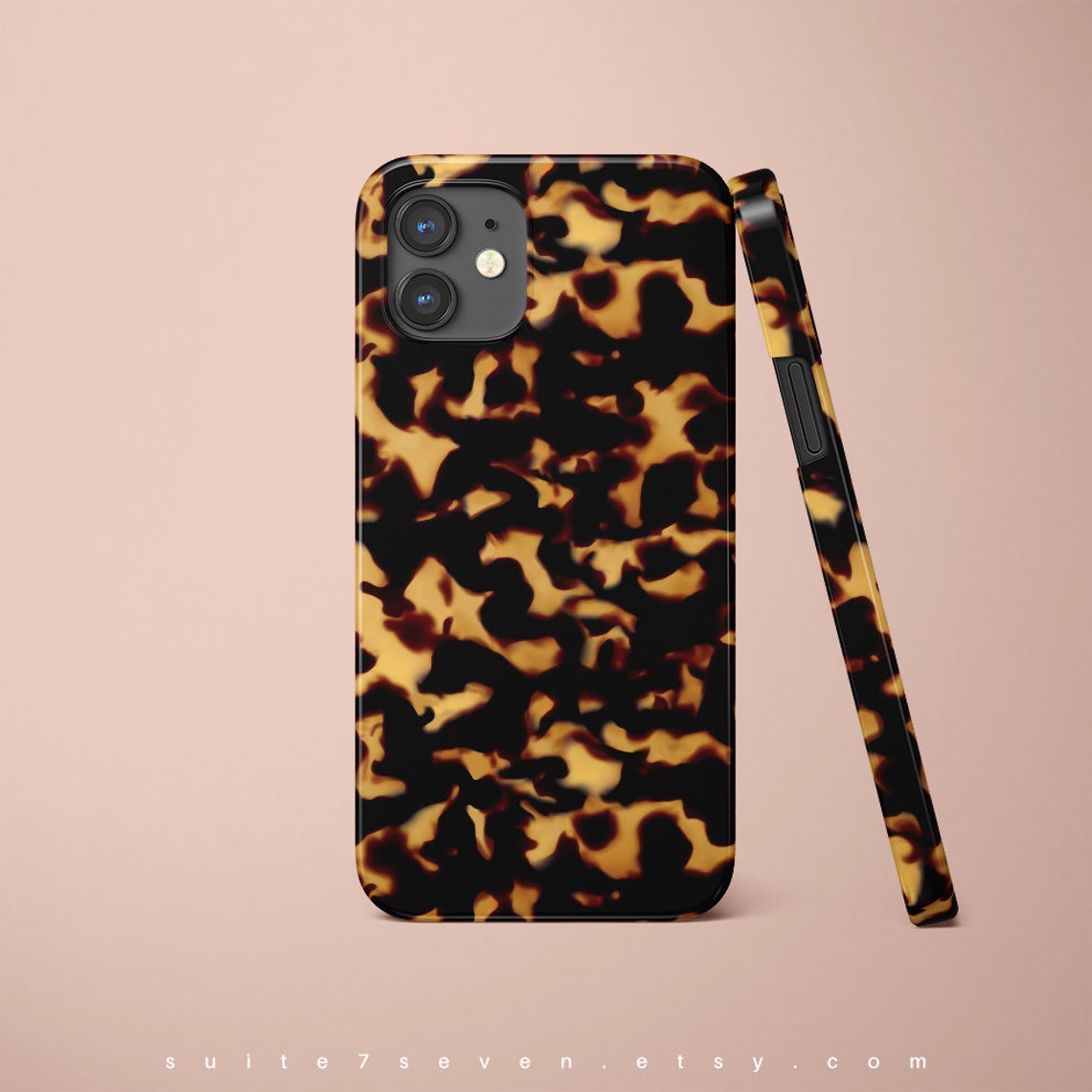 Iphone 12 Case Tortoise Shell Pattern Case Tortoiseshell - Etsy