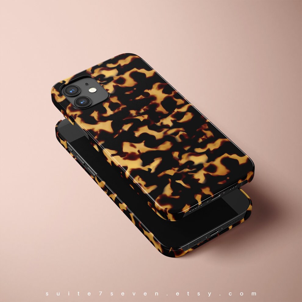 Iphone 12 Case Tortoise Shell Pattern Case Tortoiseshell - Etsy