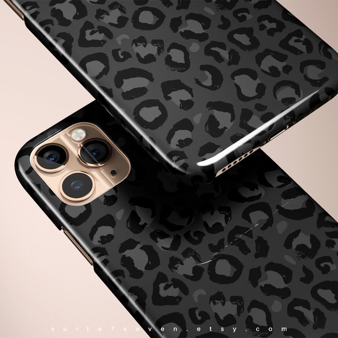 Leopard Print iPhone 15 Case Black Leopards iPhone 14 Case Unique ...