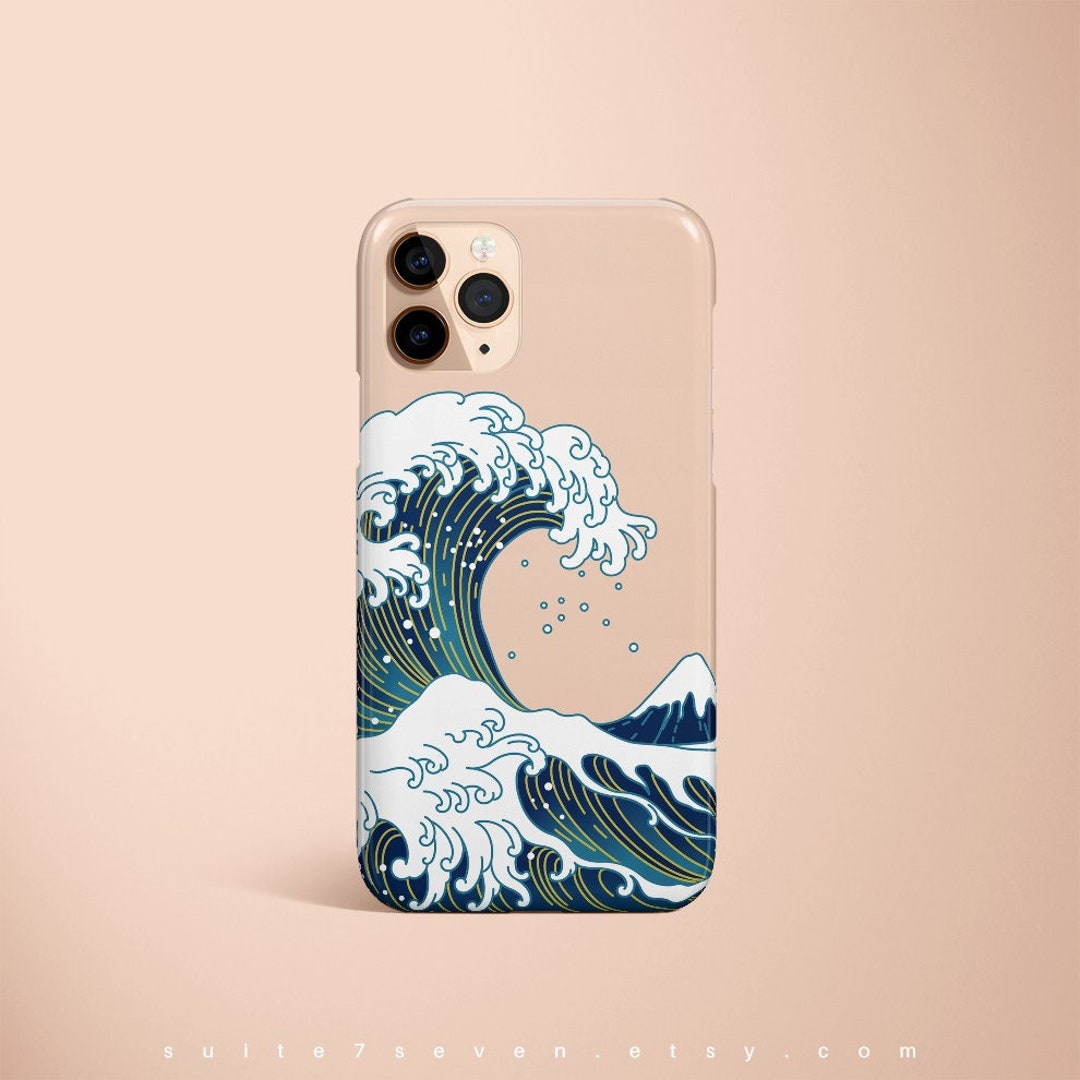 Big Ocean Wave, Asian, iPhone 13 Case, iPhone 15 Pro Case, iPhone 15 ...
