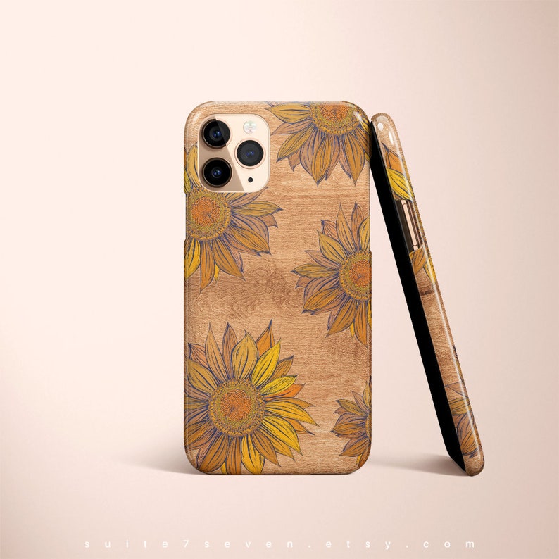 Sunflowers Sunflower Iphone Case Iphone X Case Iphone 8 - Etsy