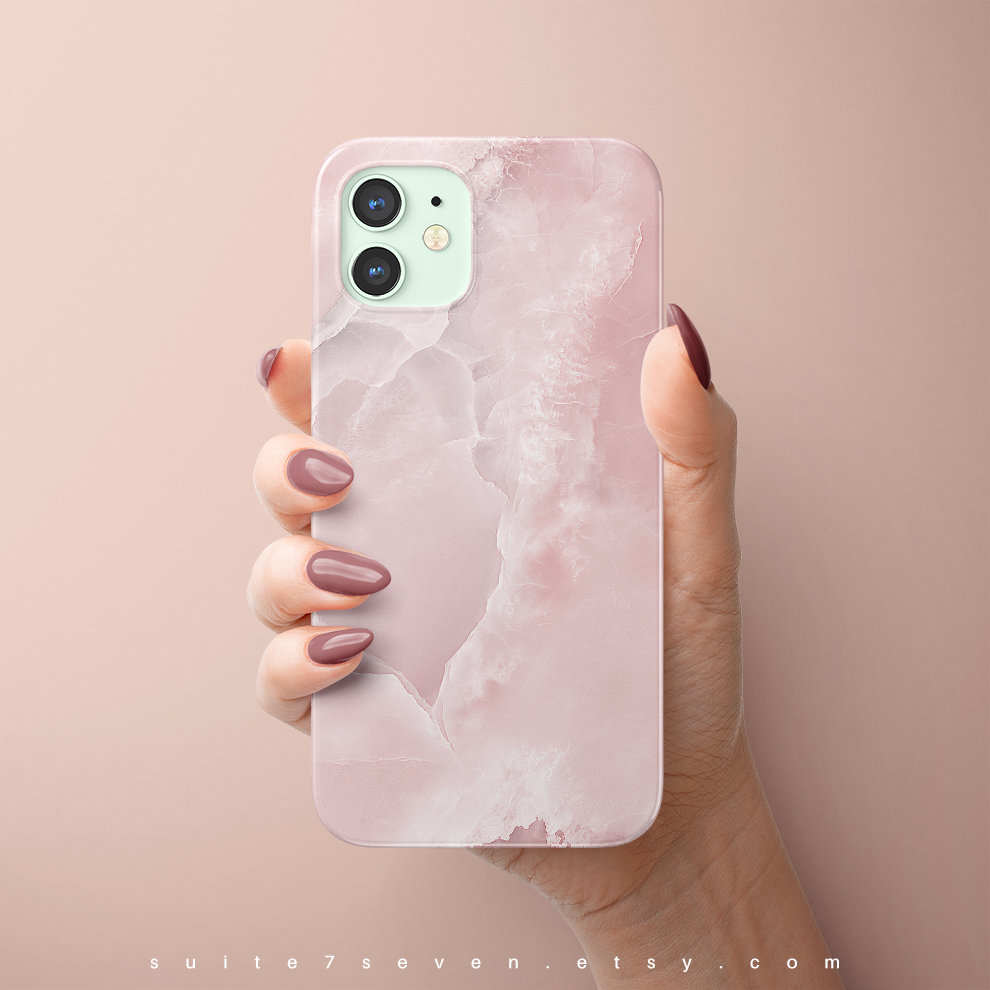 Pink Marble Iphone 13 Case Iphone 13 Pro Case Marble - Etsy