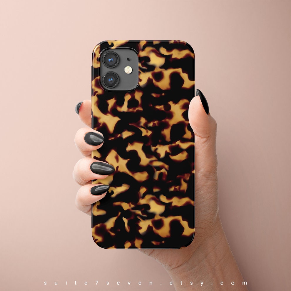 Iphone 12 Case Tortoise Shell Pattern Case Tortoiseshell - Etsy