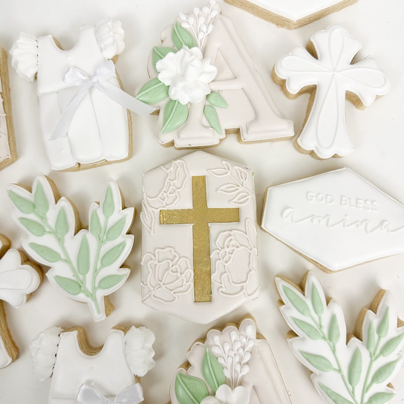 Baptism Cookies - Etsy