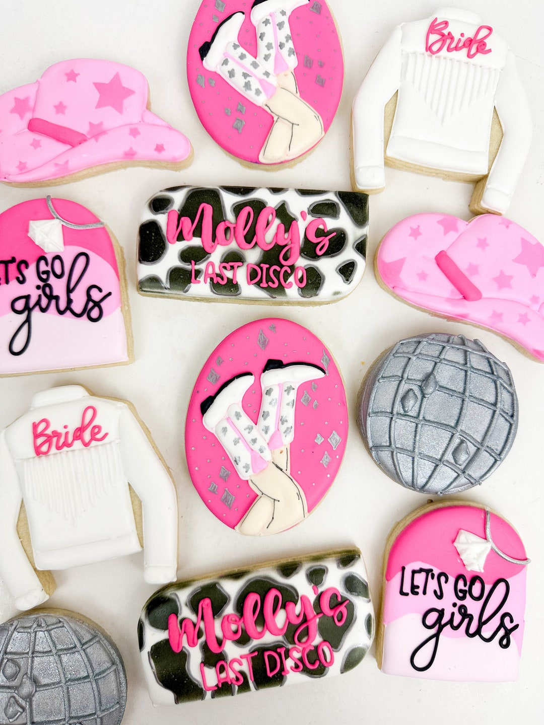 1/DZ Last Disco Bachelorette Cookies - Etsy