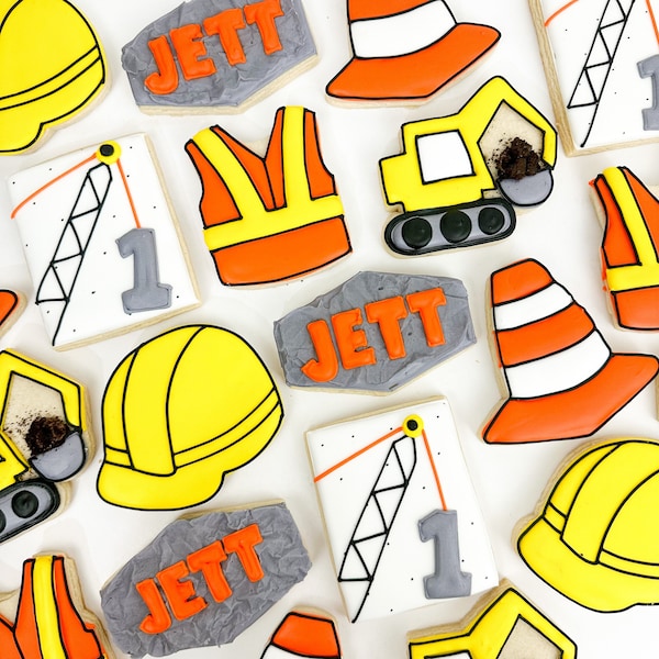 Construction Cookies - Etsy