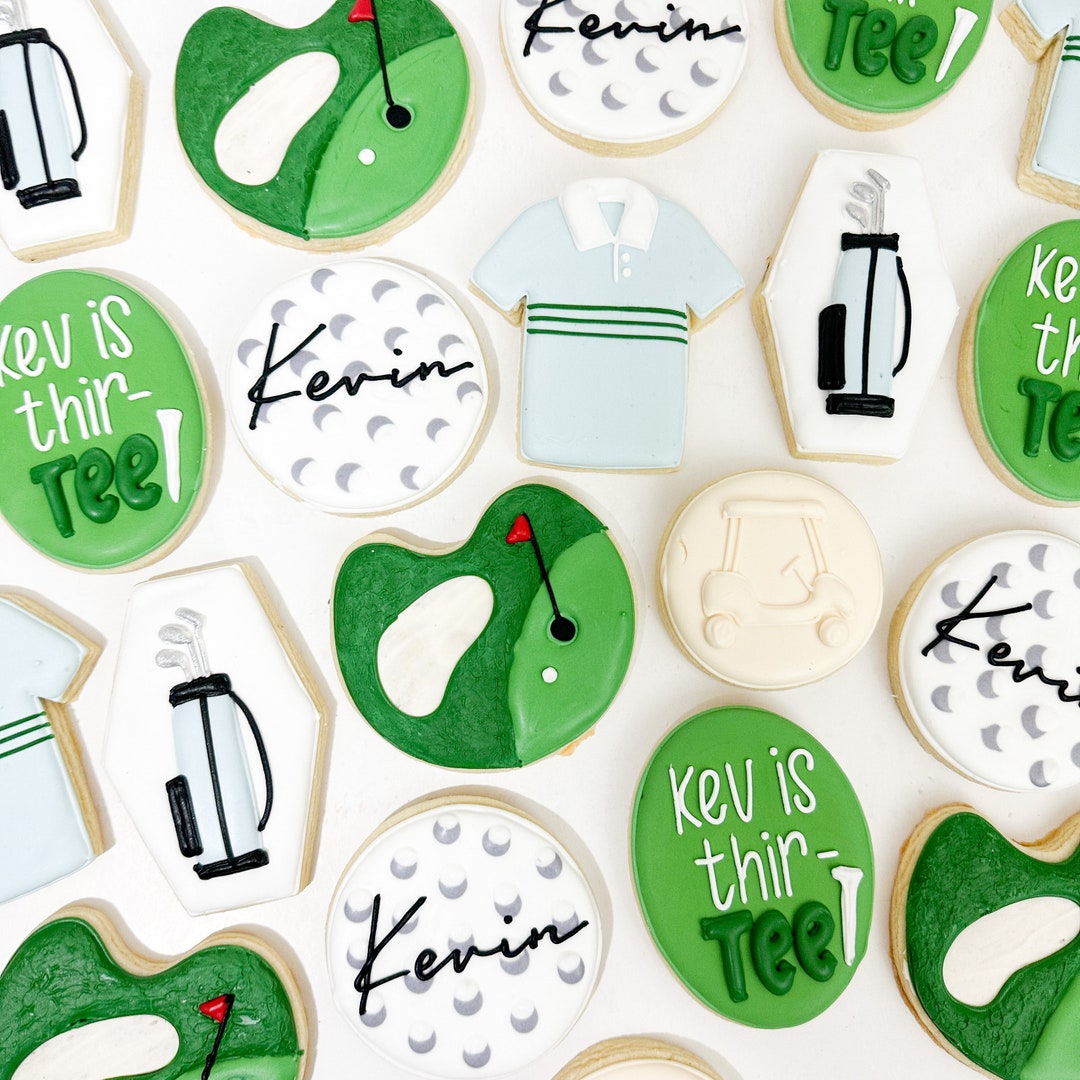 1/DZ Golf Cookies - Etsy