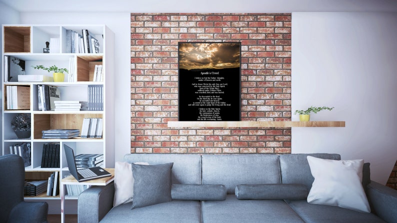 APOSTLES CREED * Instant Download * Wall Poster * Decorative Art ...