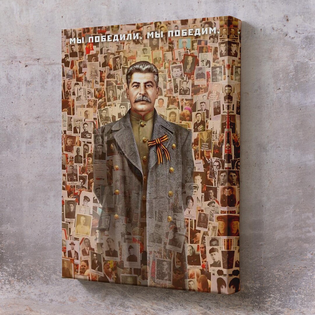 Joseph Stalin Russia and Soviet Union Canvas Painting, Modern Portrait ...