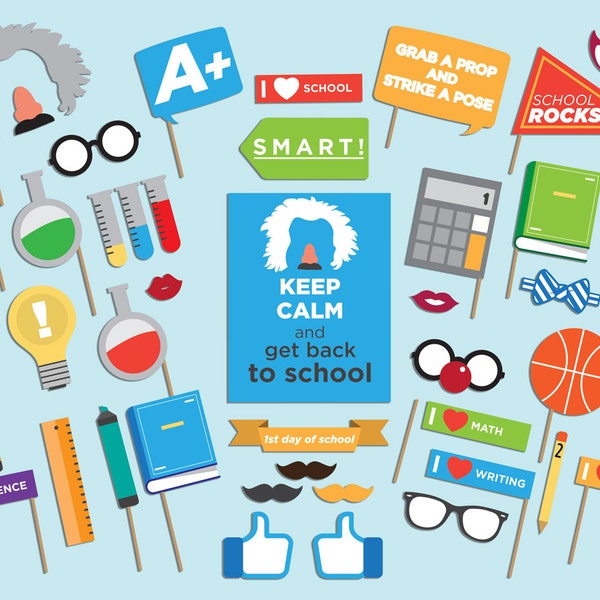 Science Photo Booth Props - Etsy