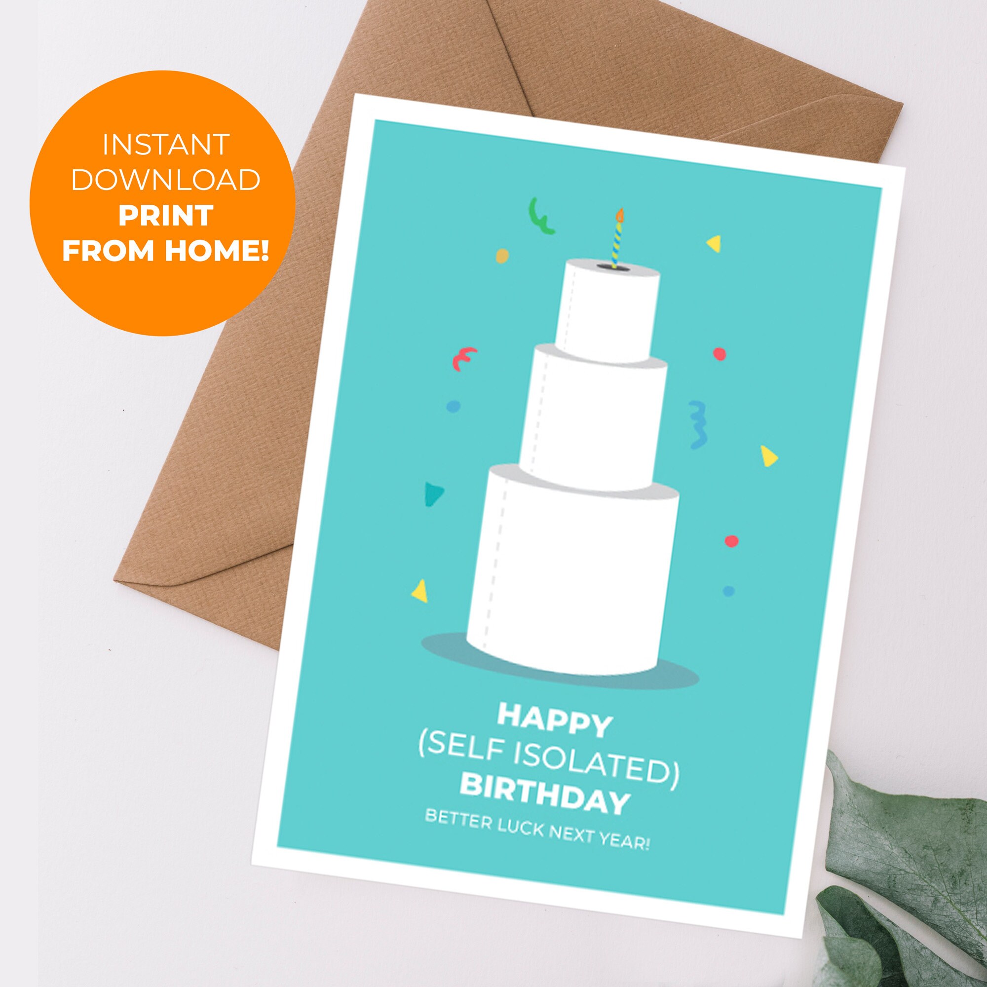 Funny Birthday Card Pandemic Funny Card Social Distancing - Etsy