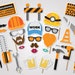 Construction Printable Photobooth Props Printable Construction Props ...