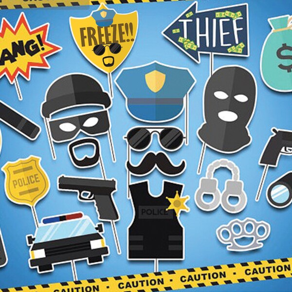 Cops and Robbers - Etsy